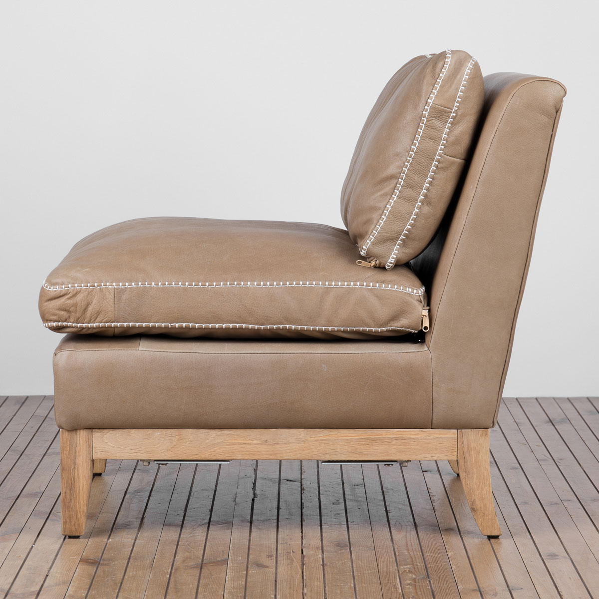 Кресло F300 Comoc 1 Seater With New Stitch, Bleu Nature | Home Concept