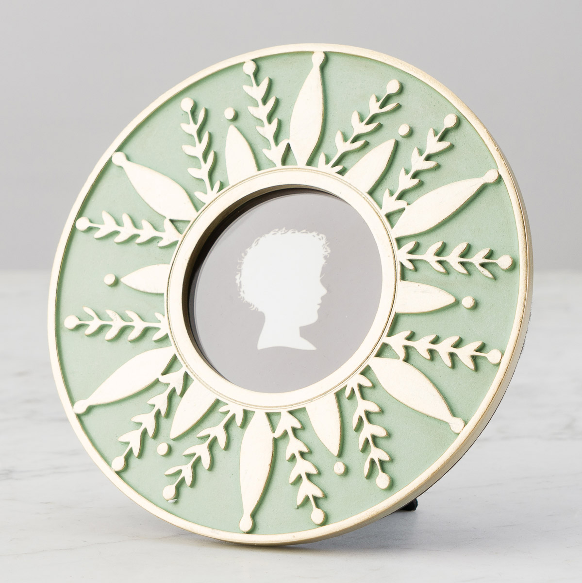 Рамка для фото Menthol Green Golden Ears Round Photo Frame, Chehoma ...