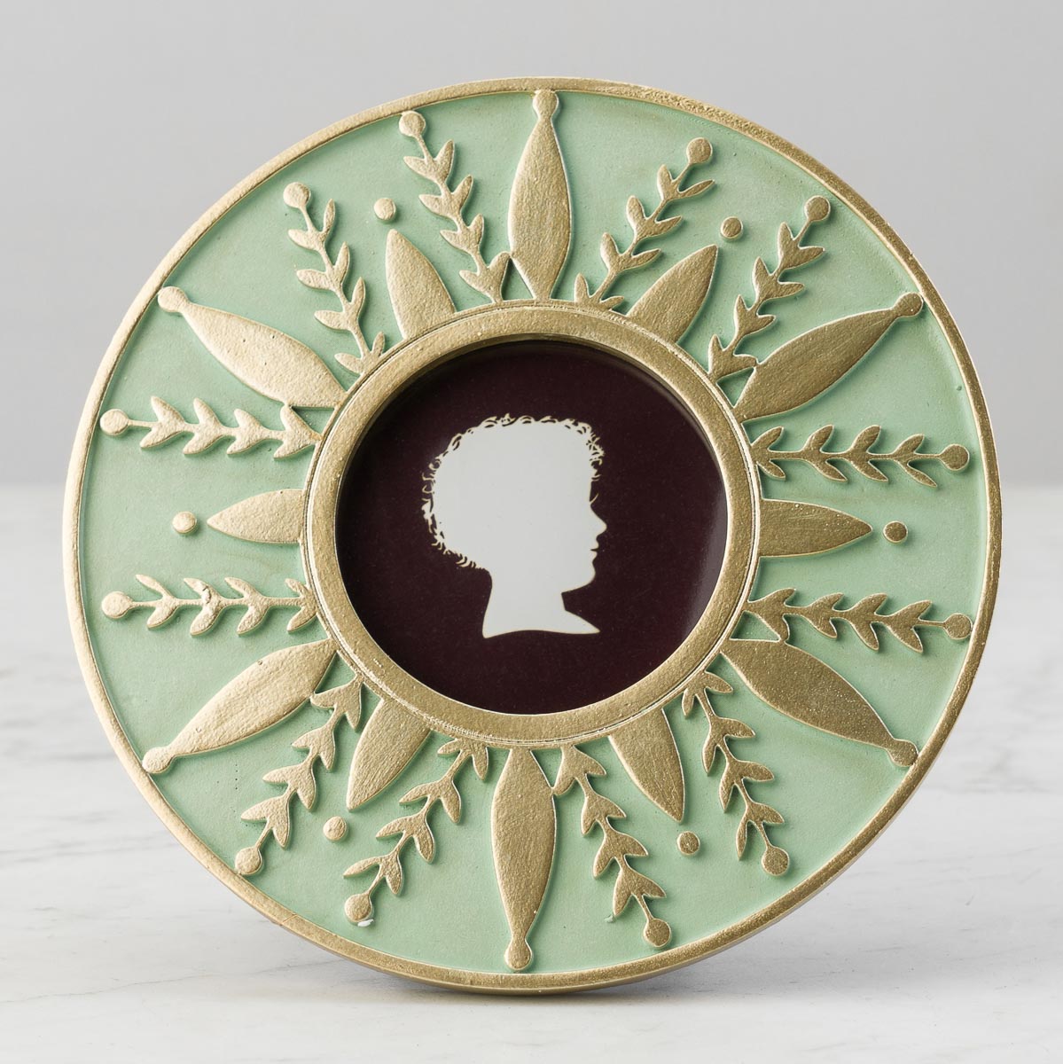 Рамка для фото Menthol Green Golden Ears Round Photo Frame, Chehoma ...