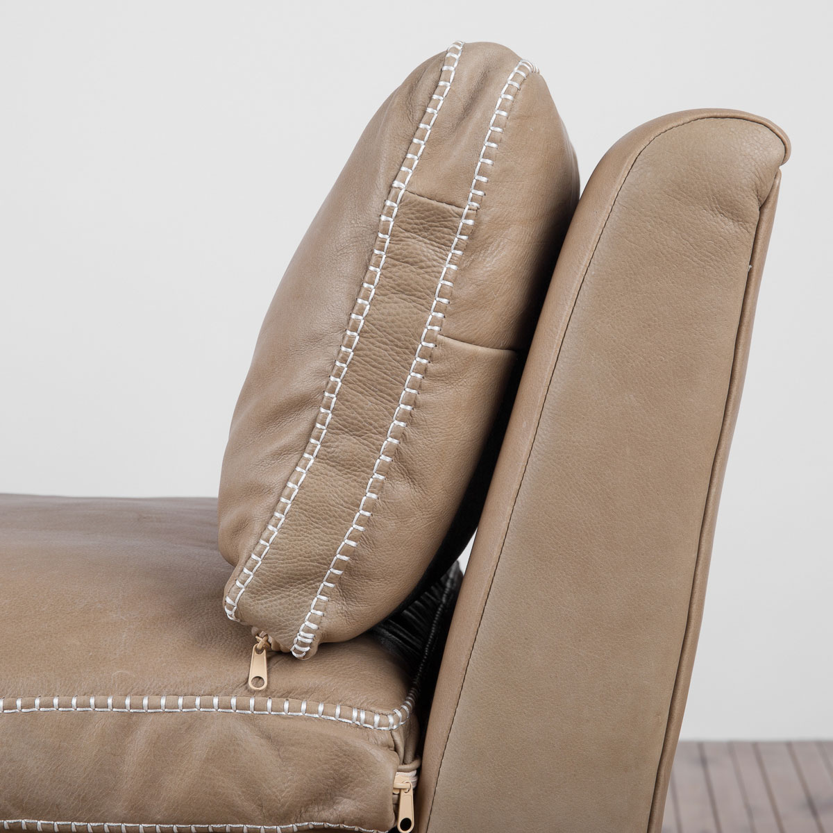 Кресло F300 Comoc 1 Seater With New Stitch, Bleu Nature | Home Concept