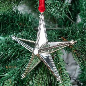 Ёлочная игрушка Small Hanging Star With Mirrors Faces 12 cm | Home Concept
