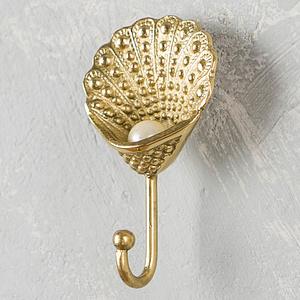 Крючок Shell Hook With Pearl | Home Concept