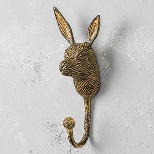 Крючок Rabbit Hook Black | Home Concept